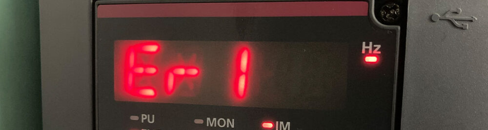 【Er1エラー】三菱電機インバータでパラメータを変更できないときの対処法 | 電装制御屋の備忘録